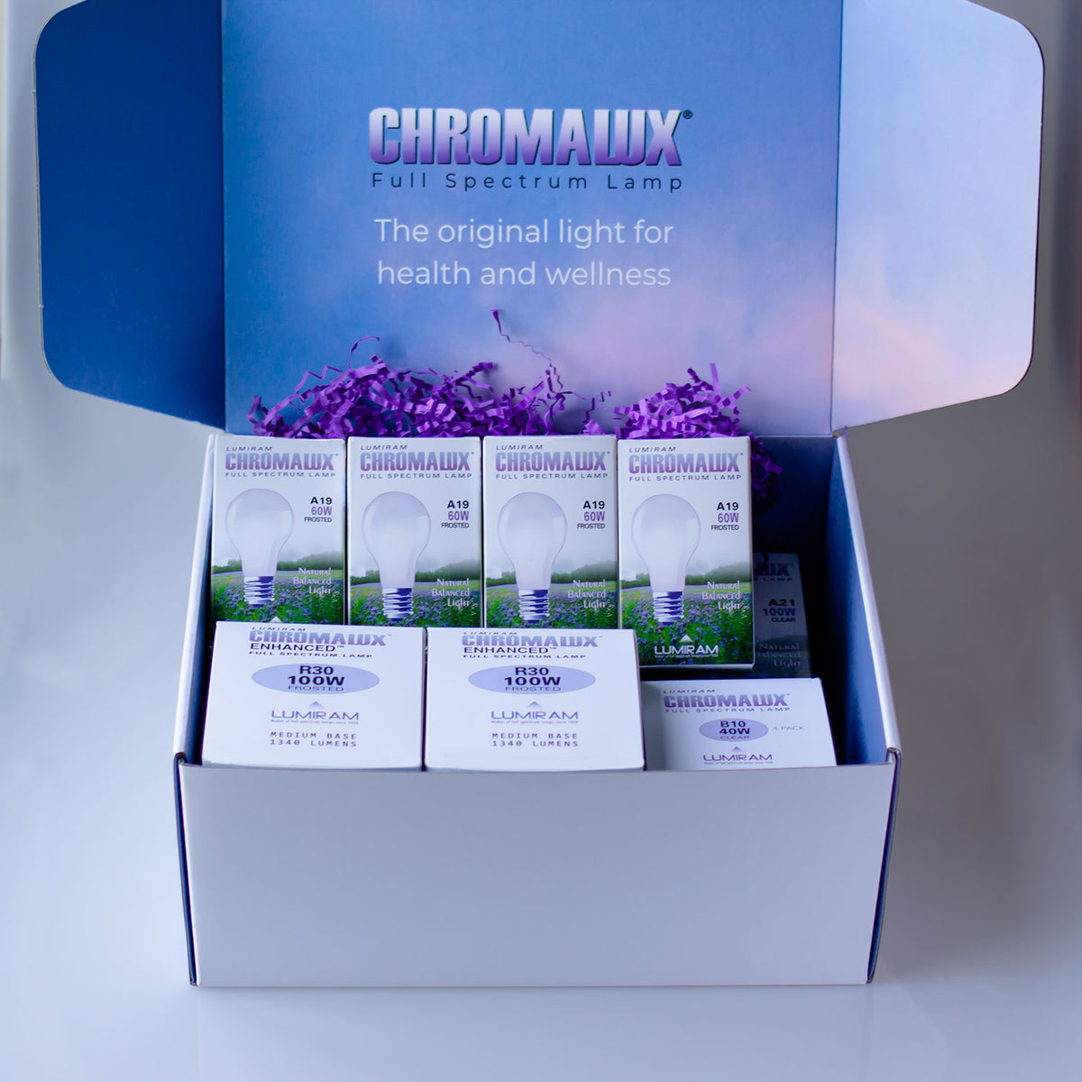 Chromalux® Full Spectrum Large Best Sellers Gift Bundle (8 standard ...